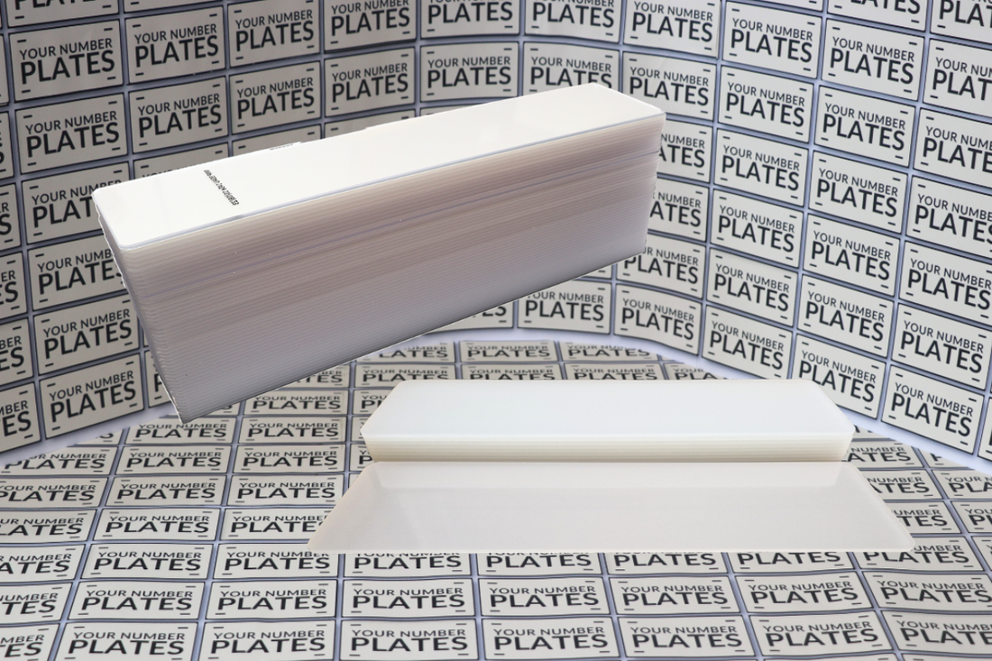 50x Bevelled Edge Number Plate Acrylics 520 x 111mm | BS AU 145e – Your ...